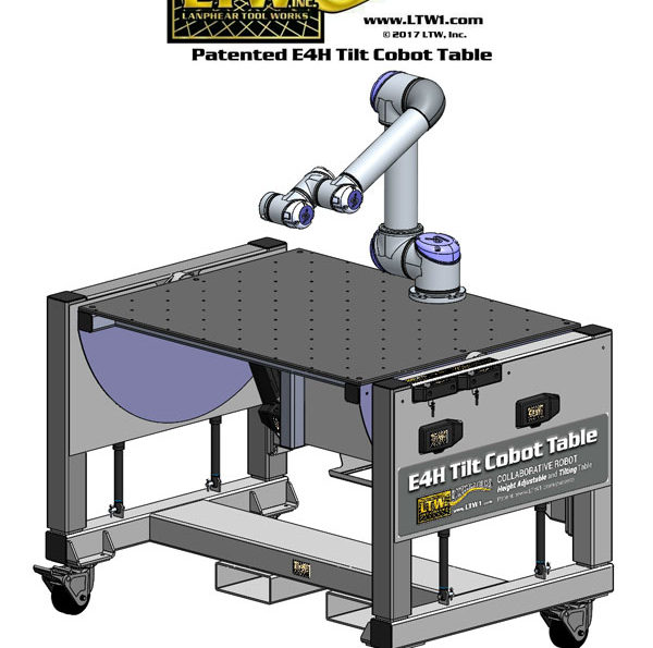 E4H Tilt Cobot Table - CoBase™ - Adjustable Collaborative Robot Table ...